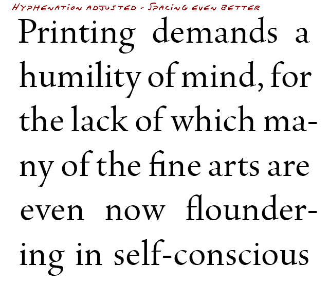 Book Design Basics - Use Hyphens for Justified Type