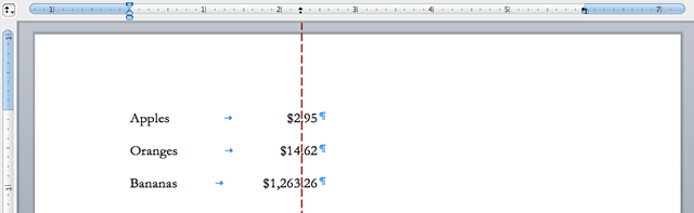Tabs, Indents, and Margins: How to use the Split Ruler