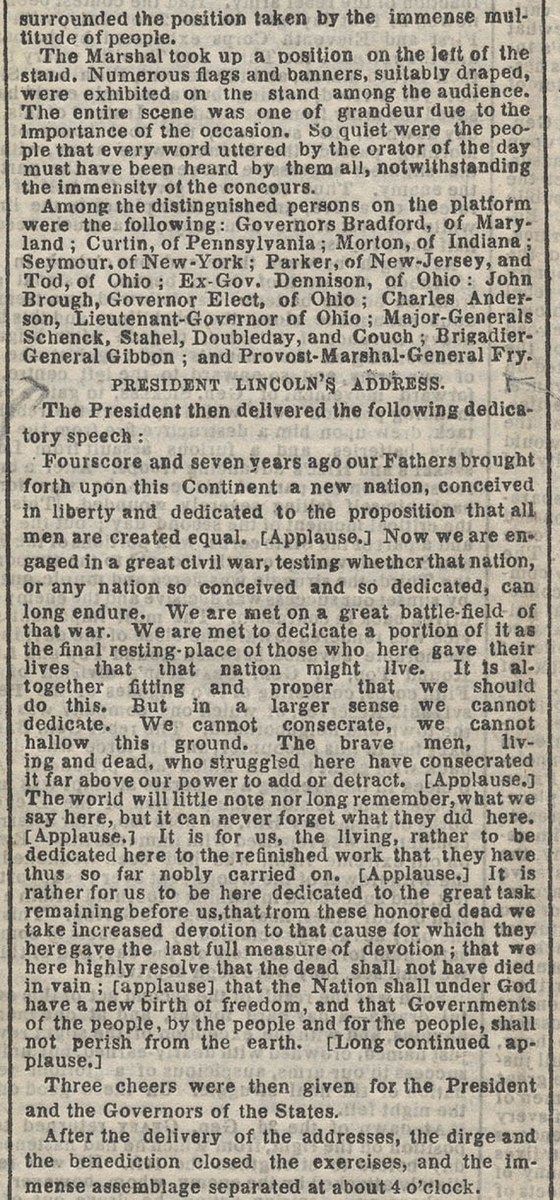 Famous Speeches: Abraham Lincoln's "Gettysburg Address" - Speakipedia